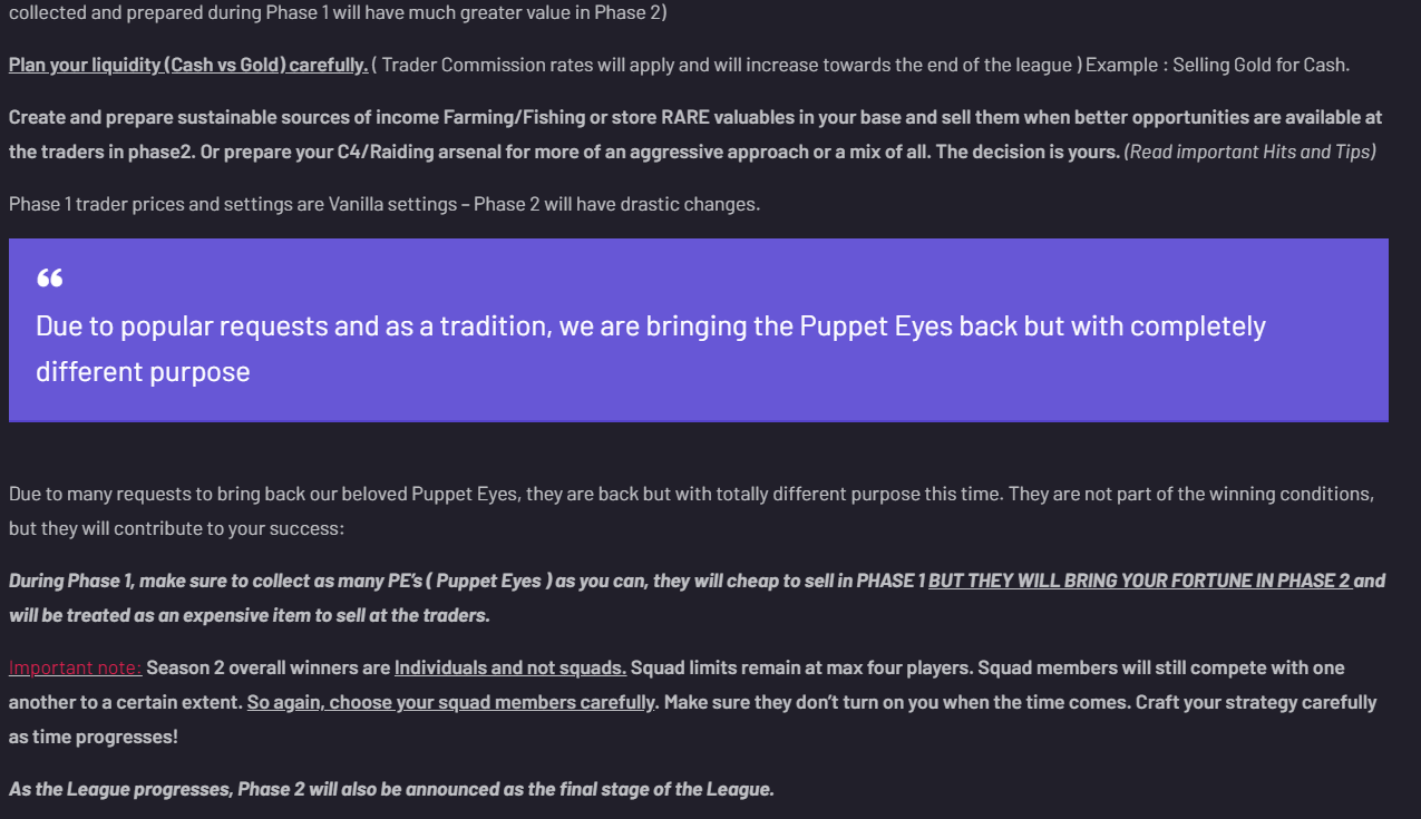 Scum League Official Season 2 | SCUMwiki【攻略・情報】 - ゲームウィキ.jp